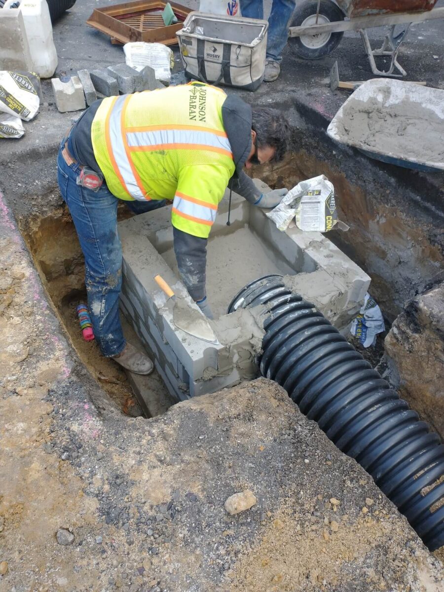 Excavation, Grading, & Pipe Installation – Johnson Baran Corporation